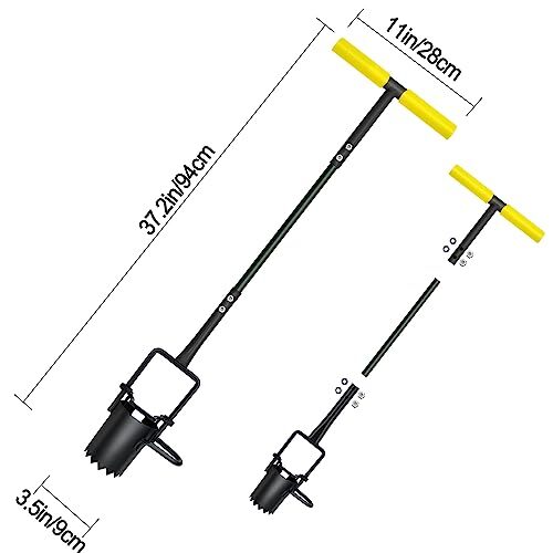 Sod Plugger Turf Cutter Grass Plug Tool for Transplanting Repair Yard ...