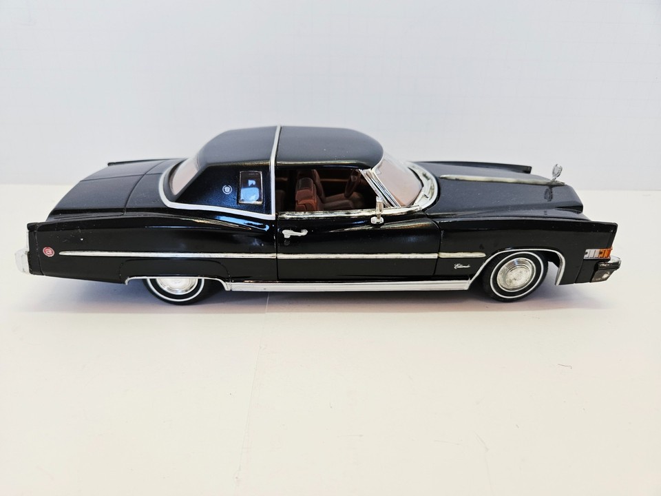 Anson Metal Series Black 1973 Cadillac Eldorado 1:18 Scale Die-Cast ...