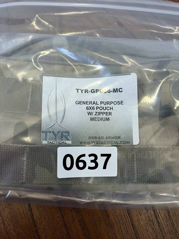 TYR Tactical 6x6 GP General Purpose Pouch Multicam NSW DEVGRU SEAL TYR ...