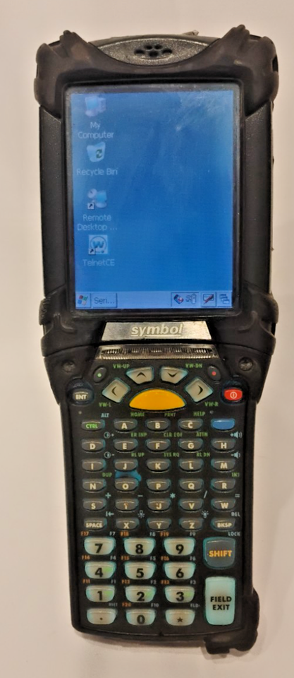 Motorola Symbol MC9060 Windows Computer Scanner & 4 OEM batteries ...