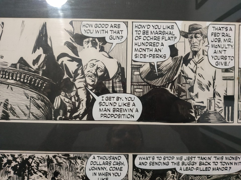 MATT MARRIOTT Original Comic Art - TONY WEARE Daily Strips - Western ...