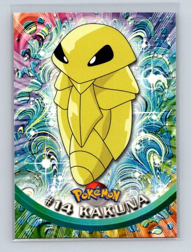 Kakuna #14 Pokemon Topps TV Animation Series 1 Non-Holo 1st Print NM/LP ...