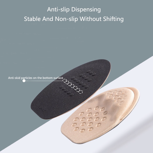 PAIR HALF INSOLES SHOE INSERTS FOREFOOT INSERT NON-SLIP SOLE CUSHION ...