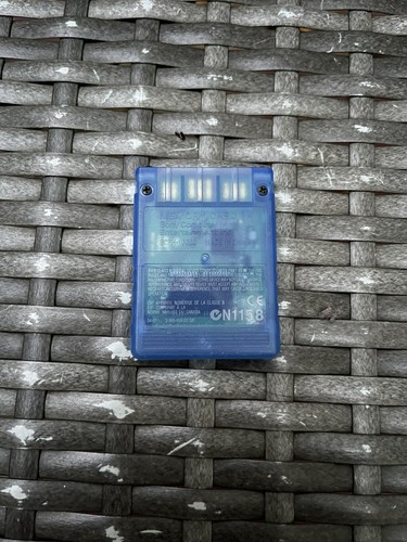 Official SONY PLAYSTATION 2 PS2 MagicGate 8MB MEMORY CARD Clear Blue ...