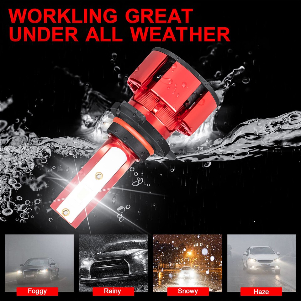 For Nissan Armada 2005-2010 Combo LED Headlight High+Low Beams & Fog ...