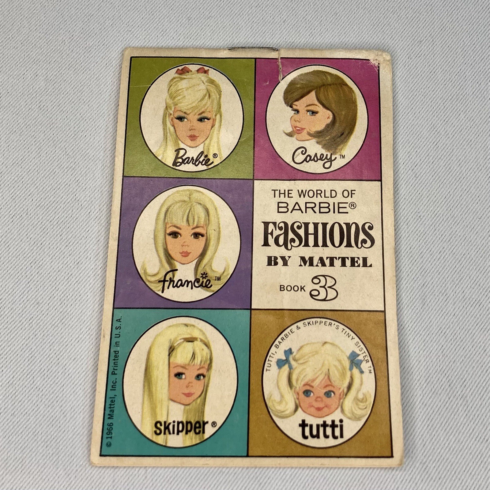 Vintage Mattel Barbie Francie Doll Color Magic & More Fashion Booklet ...