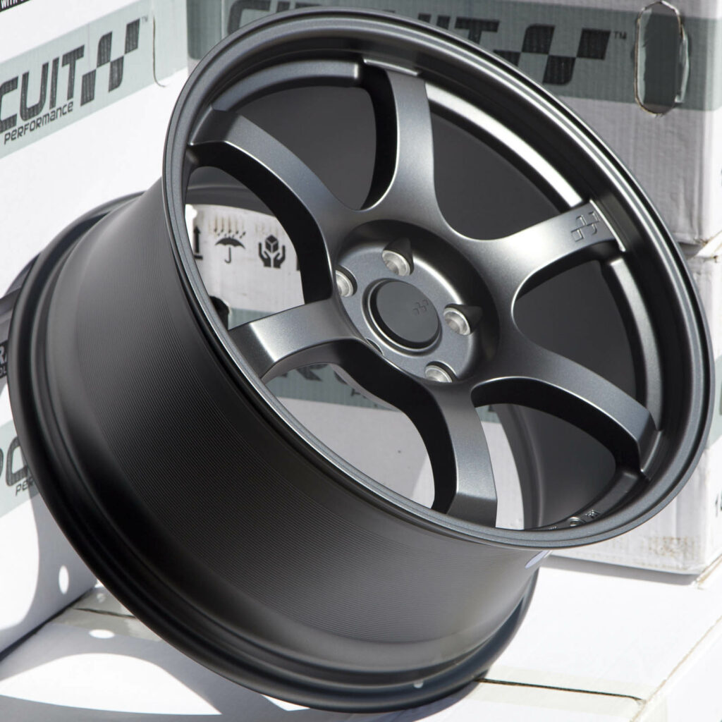 CIRCUIT CSF1 18x9.5 5x114.3 +38 MATTE GUNMETAL 57DR SPUN FORGED WHEELS ...