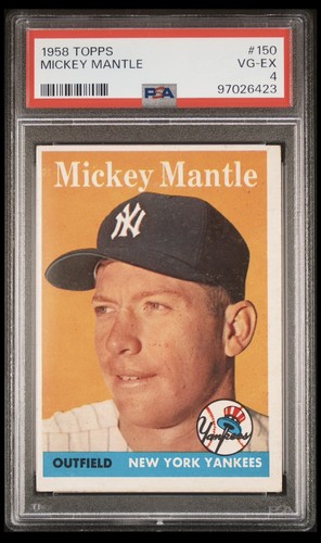 1958 Topps - #150 Mickey Mantle | eBay