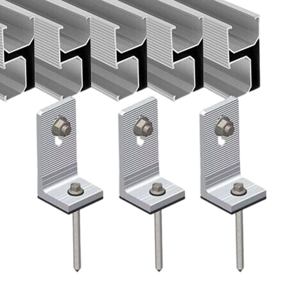 Solar Rail Alu Mounting Rail Solar Panel PV Profile Solar System ...