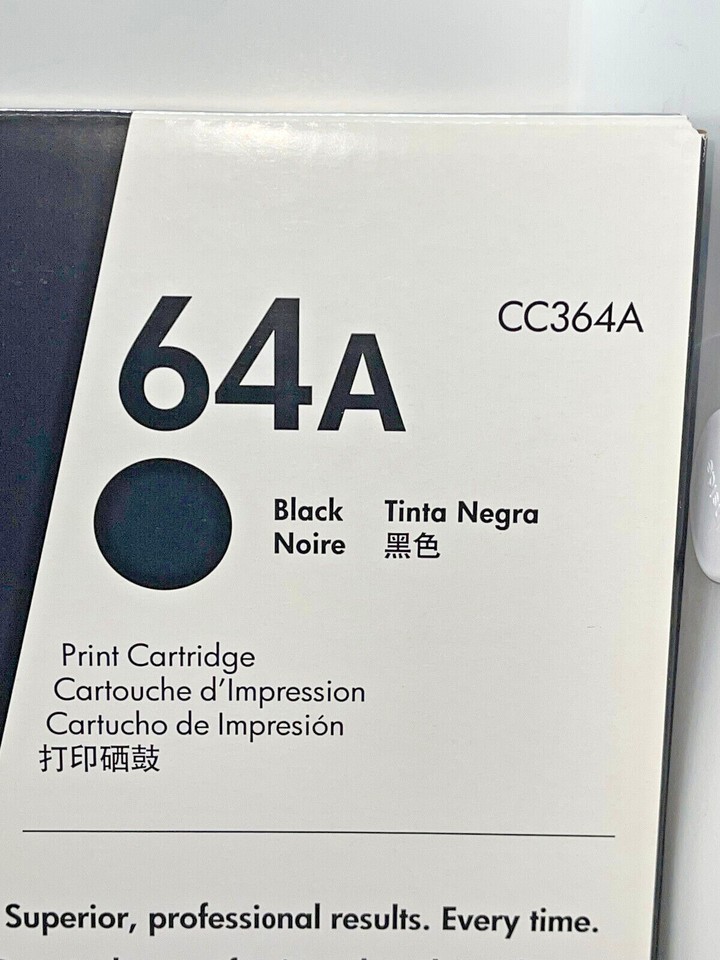 HP 64A CC364A LaserJet Toner Cartridge Genuine New In Sealed Box ...