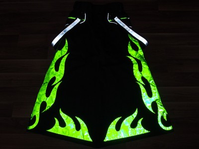 Heatwave phat pants rave gear reflective dance wear hardstyle reflector ...