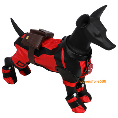 Deadpool 3 Dogpool Cosplay Leather Costume ALL BREED FIT Puppy Costume ...