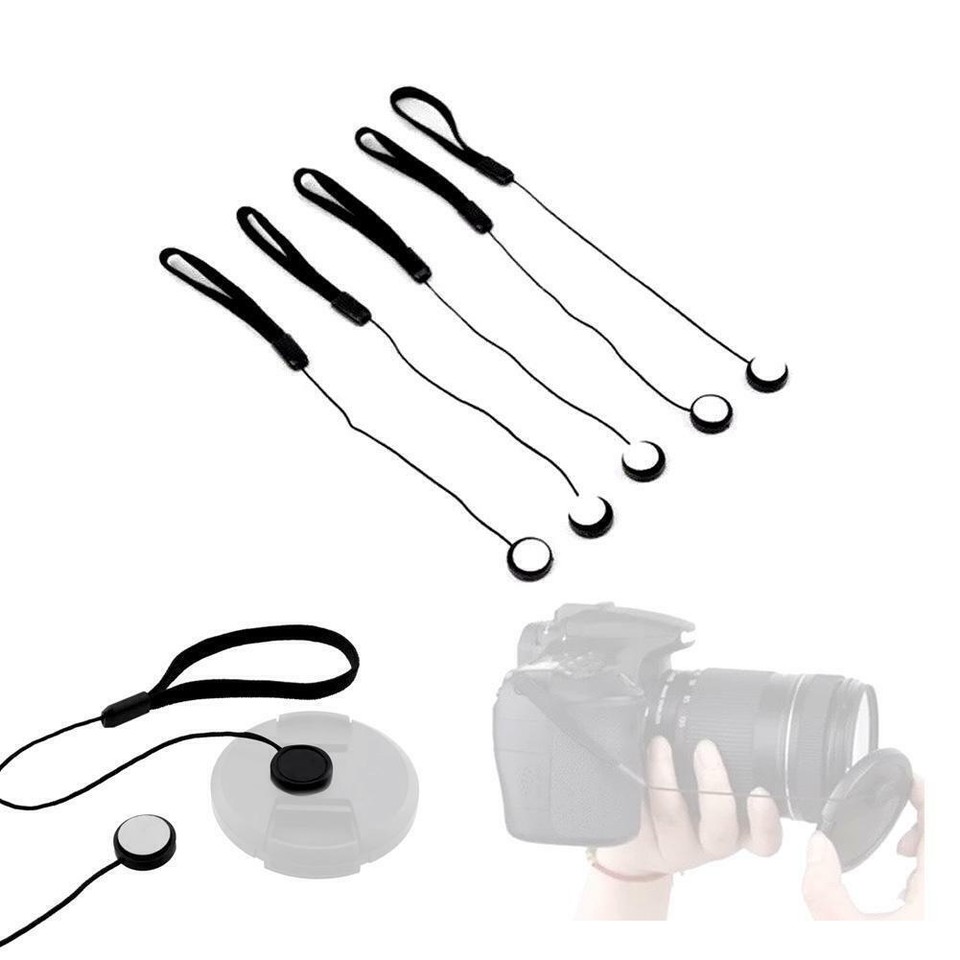 Lost Lens Cover Cap Keeper Holder Rope Hanging Cord Camera 2024C7 SLR ...