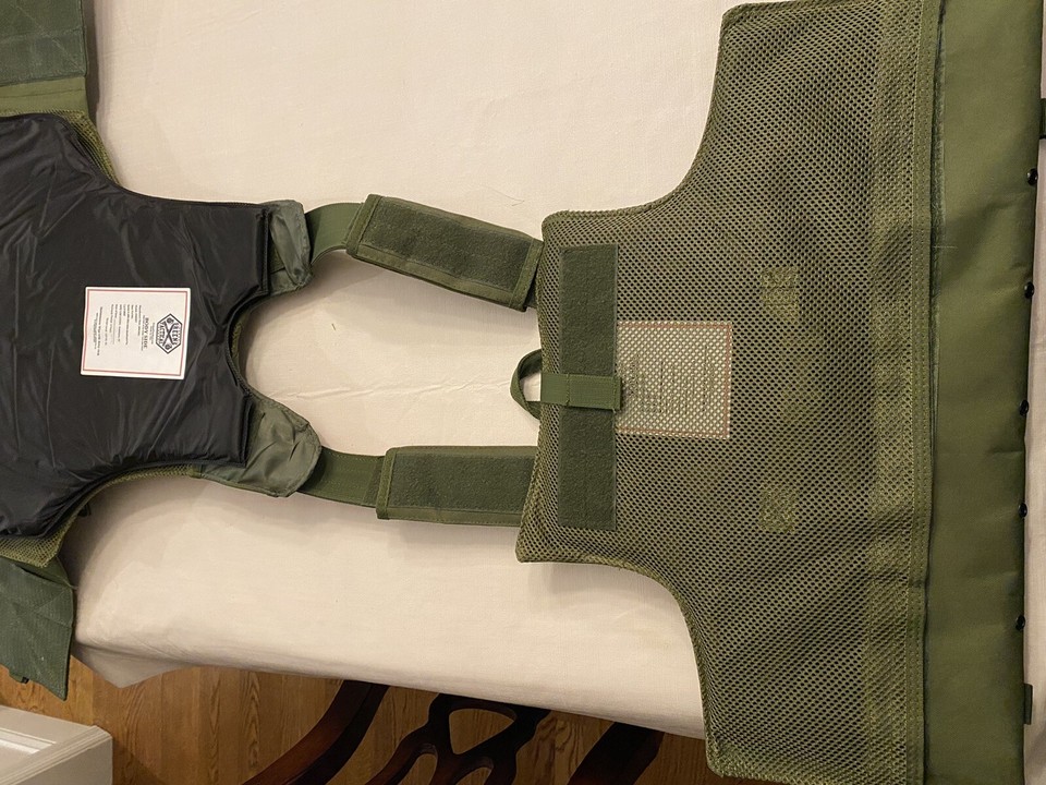 Level 3a Soft Armor Inserts For Vest. Lightweight Armor For Green2 ...
