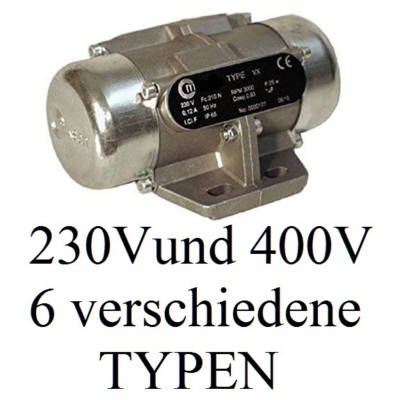 VX 20 Vibrationsmotor 230V Unwuchtmotor Vibration, Elektro Unwucht ...