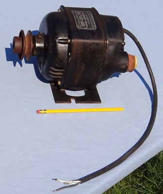 Antique Leland Motors ¼ hp 1725rpm Reversable Electric Motor USA ...
