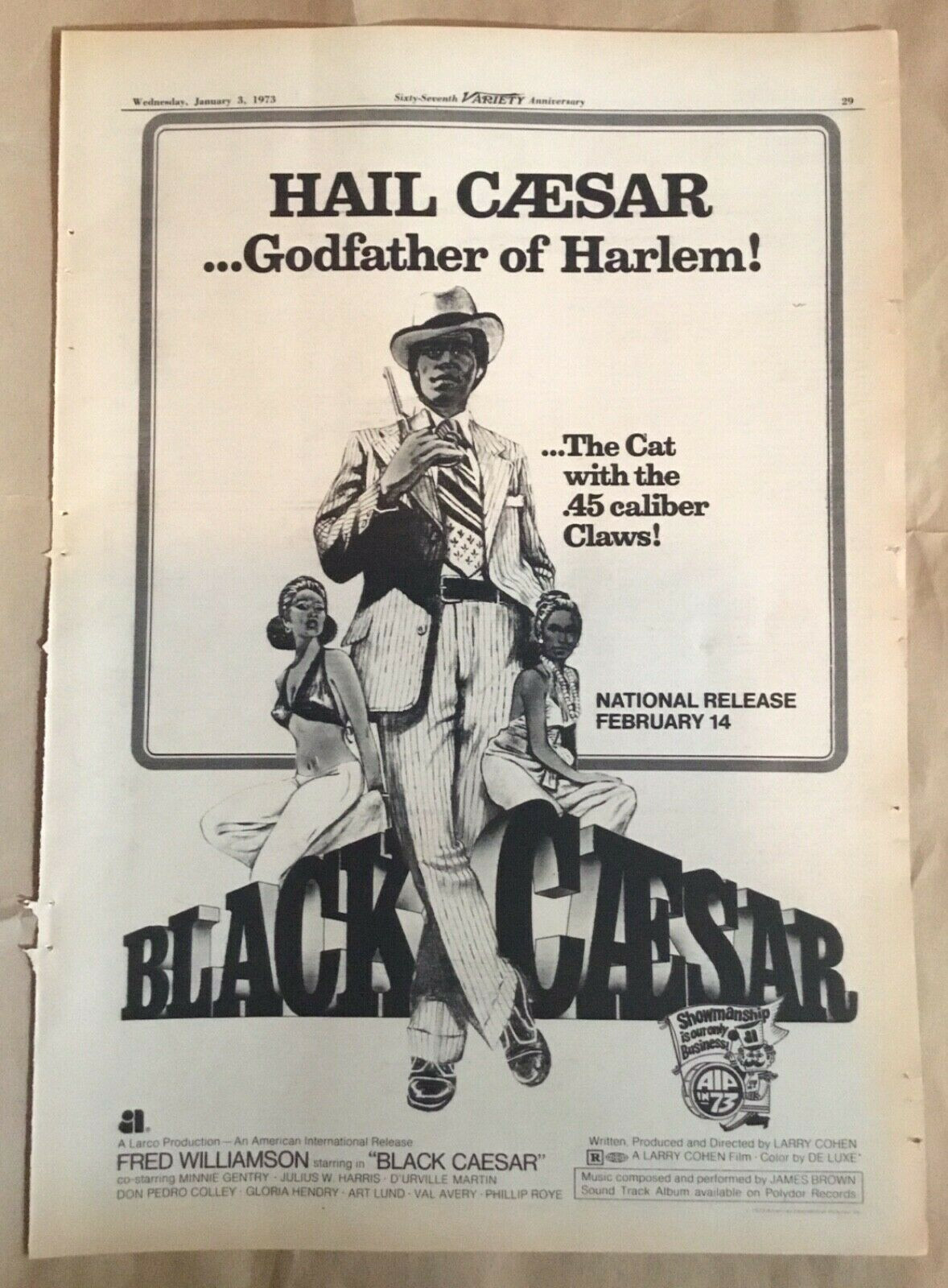 Black Caesar Poster