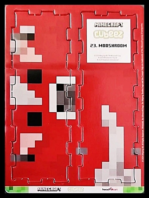 #23,29,34,36,38x2,40x2 - Woolworths Minecraft Cubeez Spare Cards, Fill ...