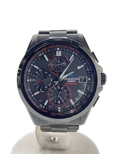 CASIO Solar Watch OCEANUS Analog Stainless Steel Black Black | eBay