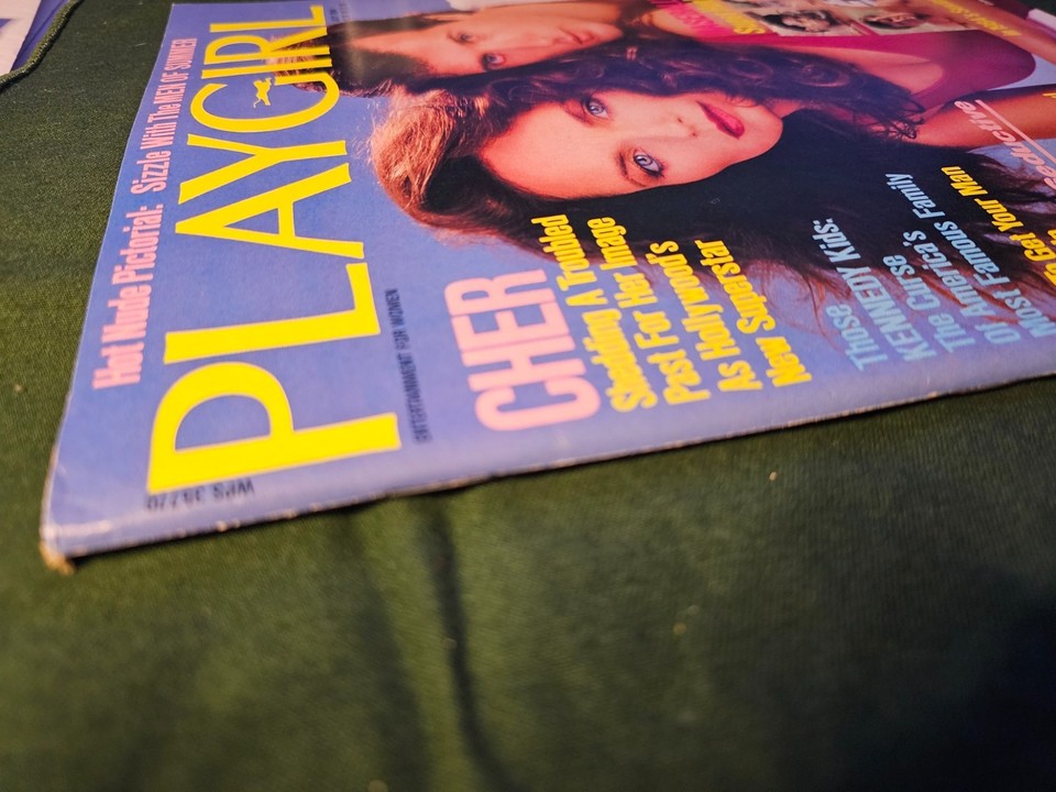 Vintage Playgirl Magazine-July 1984-Very Good Condition-Cher ...