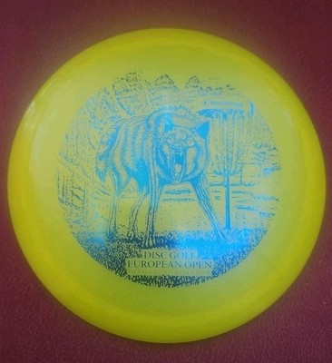 Rare Discmania Luster C-Line FD Innova 175g Yellow/ Blue Foil Euro Open ...