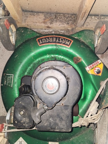 Rare Vintage Mastercut Briggs Push Mower Clean Green Nice Shape Overall ...