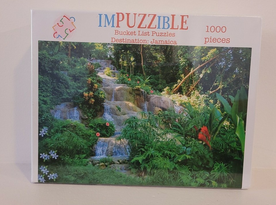 Impuzzible Bucket List Puzzles Destination Jamaica 1000 Pieces New ...
