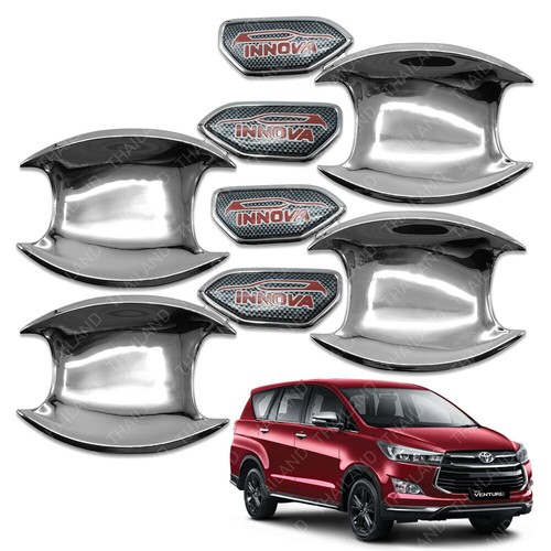 For Toyota Innova Crysta 2017 2018 Door Handle Bowl Insert Cover Chrome ...
