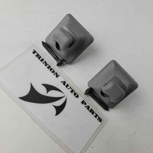 1992-2004 Ford Ranger Truck Sun Visor Clips with Screws Gray Pair Set ...