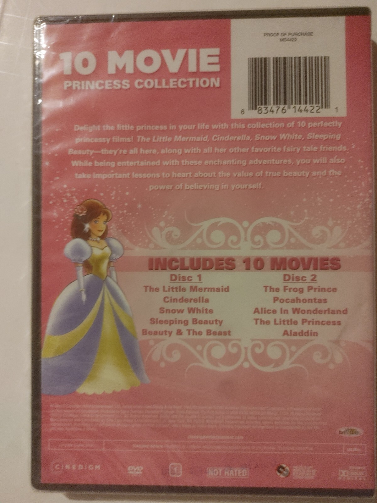 10 Movie Princess Collection (DVD, 2013, 2-Disc Set) 18713601018 | eBay