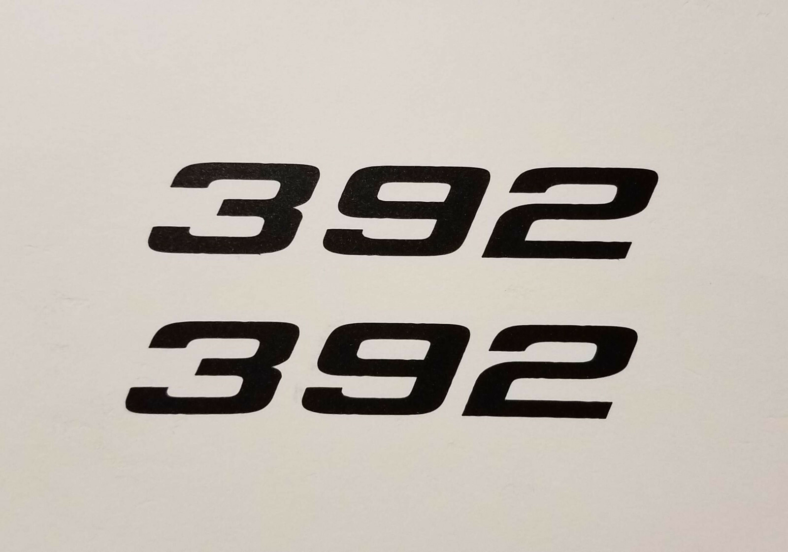 2x 392 DECALS STICKERS FOR 6.4 HEMI DODGE CHALLENGER CHARGER MOPAR ...