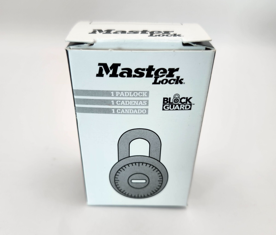 New Master Lock 1525 Blue Combo Padlock V618 Key Option Gym School ...