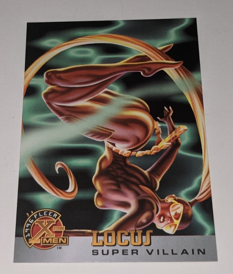 1996 Fleer X-Men # 69 LOCUS Marvel Trading Card Comic Book Super Hero ...