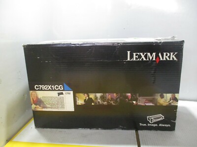 LEXMARK C792X1CG CYAN HIGH YEILD CARTRIDGE | eBay