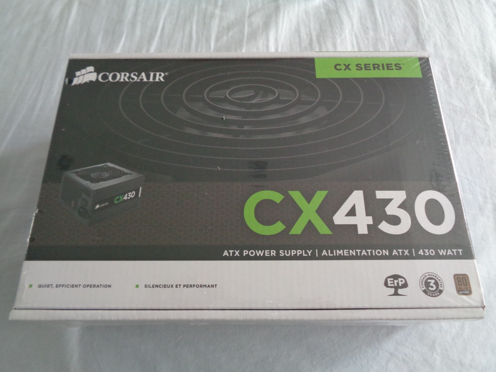 Corsair CX430 - 80 PLUS CP-9020046-NA 430W Plus Bronze ATX Modular ...