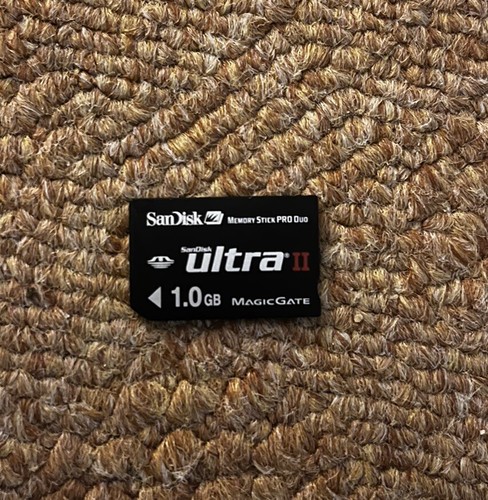 SanDisk Memory Stick Pro Duo Ultra II 1.0 GB MagicGate Tested Working ...