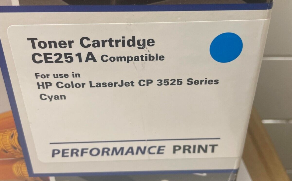 UNBRANDED TONER CARTRIDGE CE251A COMPATIBLE WITH HP CYAN BRAND NEW | eBay