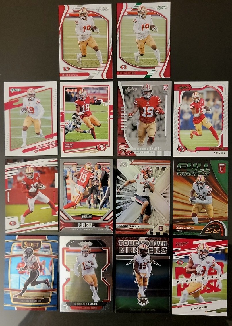 🔴⚪️🔴 (14) Deebo Samuel Card Lot Rookies, Base, Inserts & Parallels 🔴⚪️🔴 ...