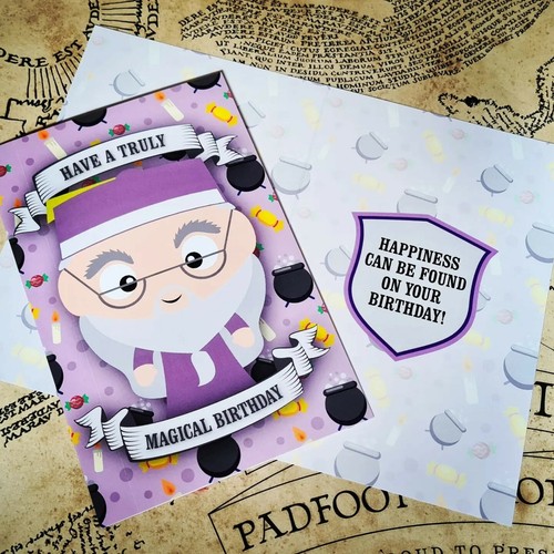 Albus Dumbledore original design Birthday Card - Harry Potter ...