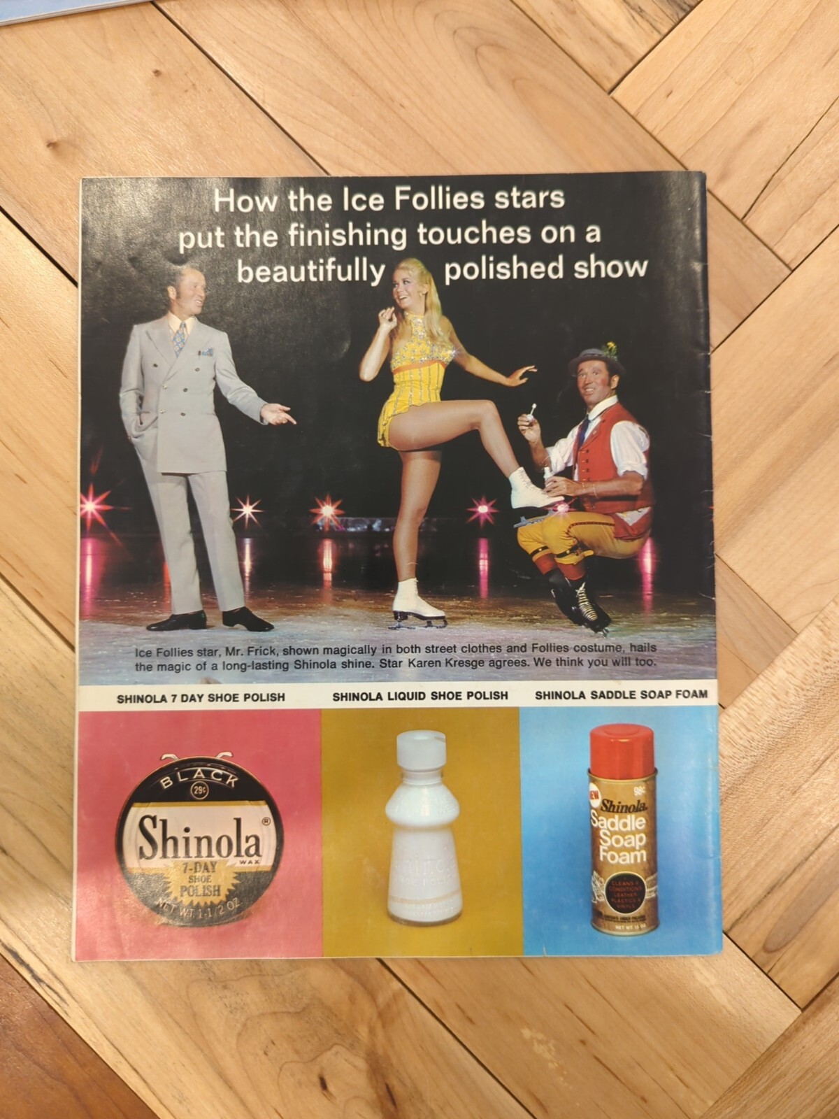 Vintage 1978 Ice Follies Program Atoy Wilson Sesame Street Richard ...