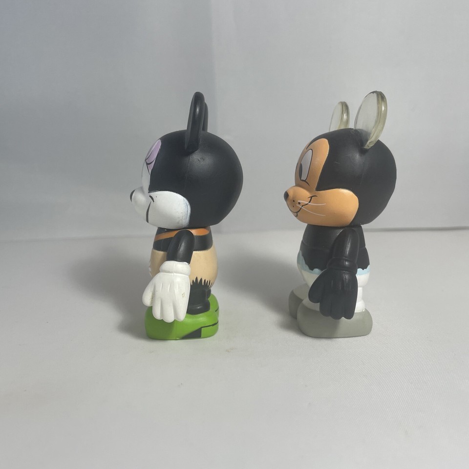 DISNEY 3" VINYLMATION Have a Laugh Series Hula Minnie Mouse & Mickey ...