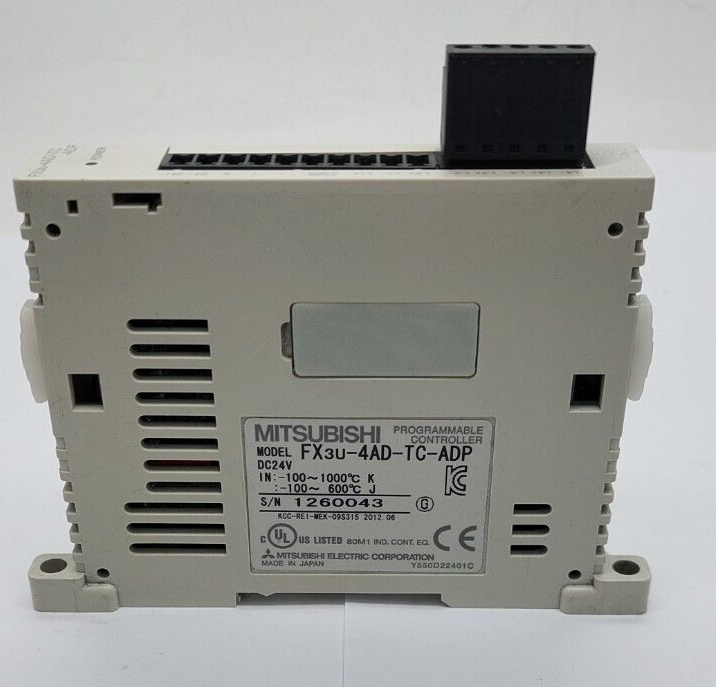 MITSUBISHI FX3U-4AD-TC-ADP Expansion Module DC24V | eBay