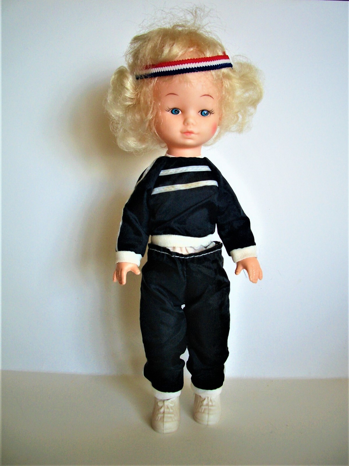 Vintage Light Plastic Made In China Jogging Suit Work Out Doll 12" | eBay
