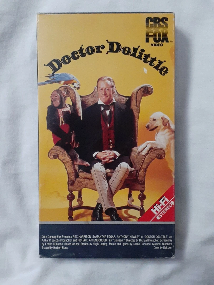 Doctor Dolittle 1967 Vhs