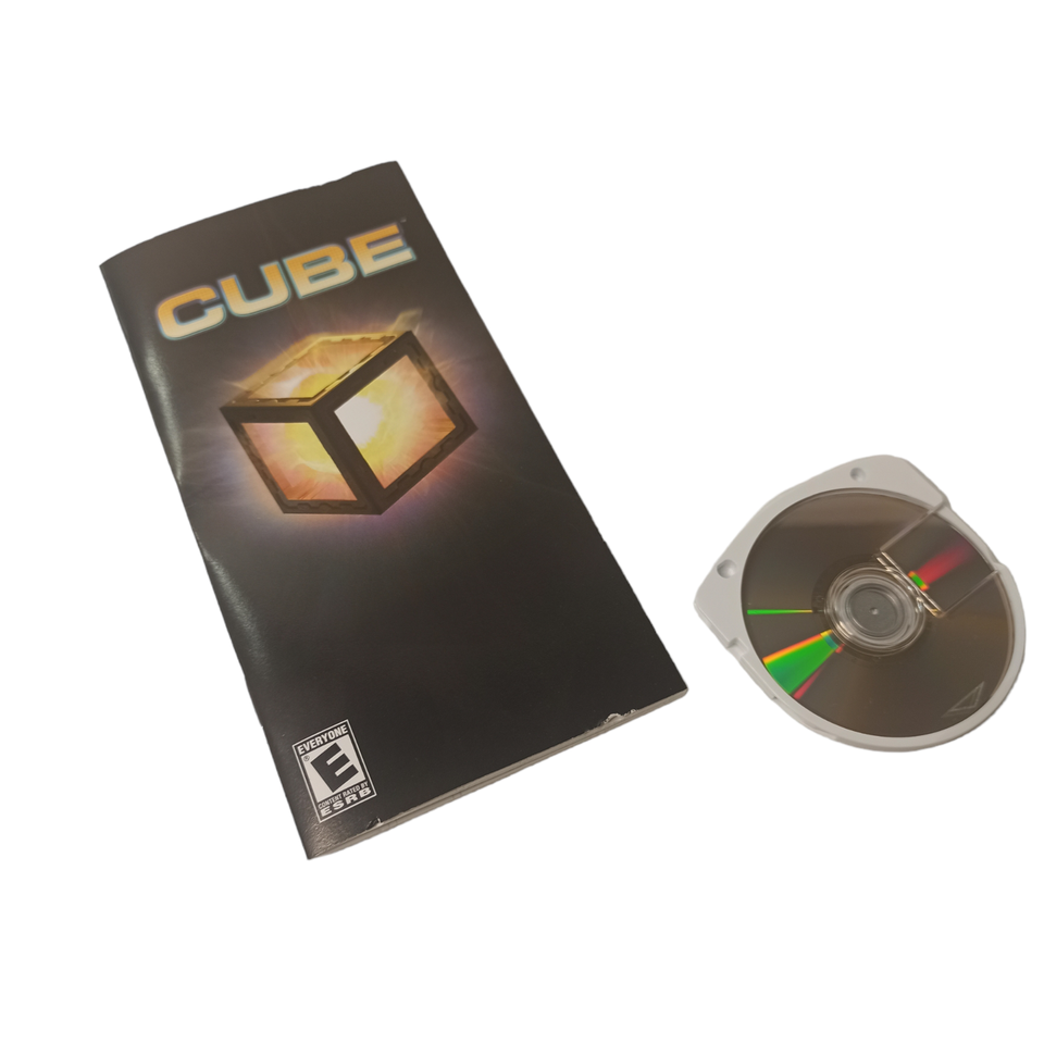 Sony PlayStation Portable PSP Video Game Cube 3D Puzzle Mayhem Problem ...
