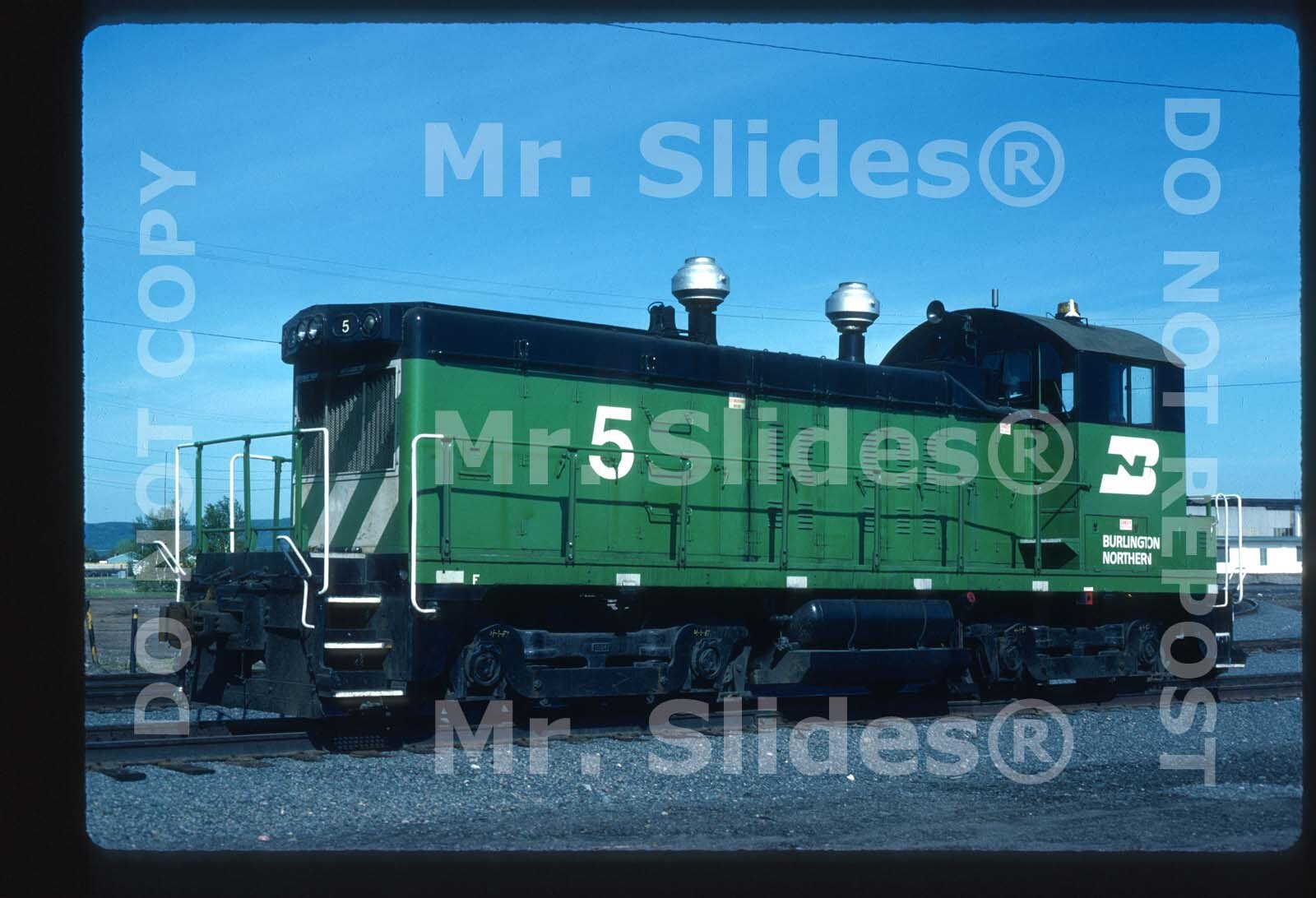 Original Slide BN Burlington Northern Rebuilt NW2u 5 In 1987 At ...