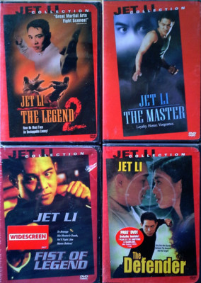 JET LI COLLECTION - FIST, LEGEND, DEFENDER, MASTER - (4) DVD LOT ...