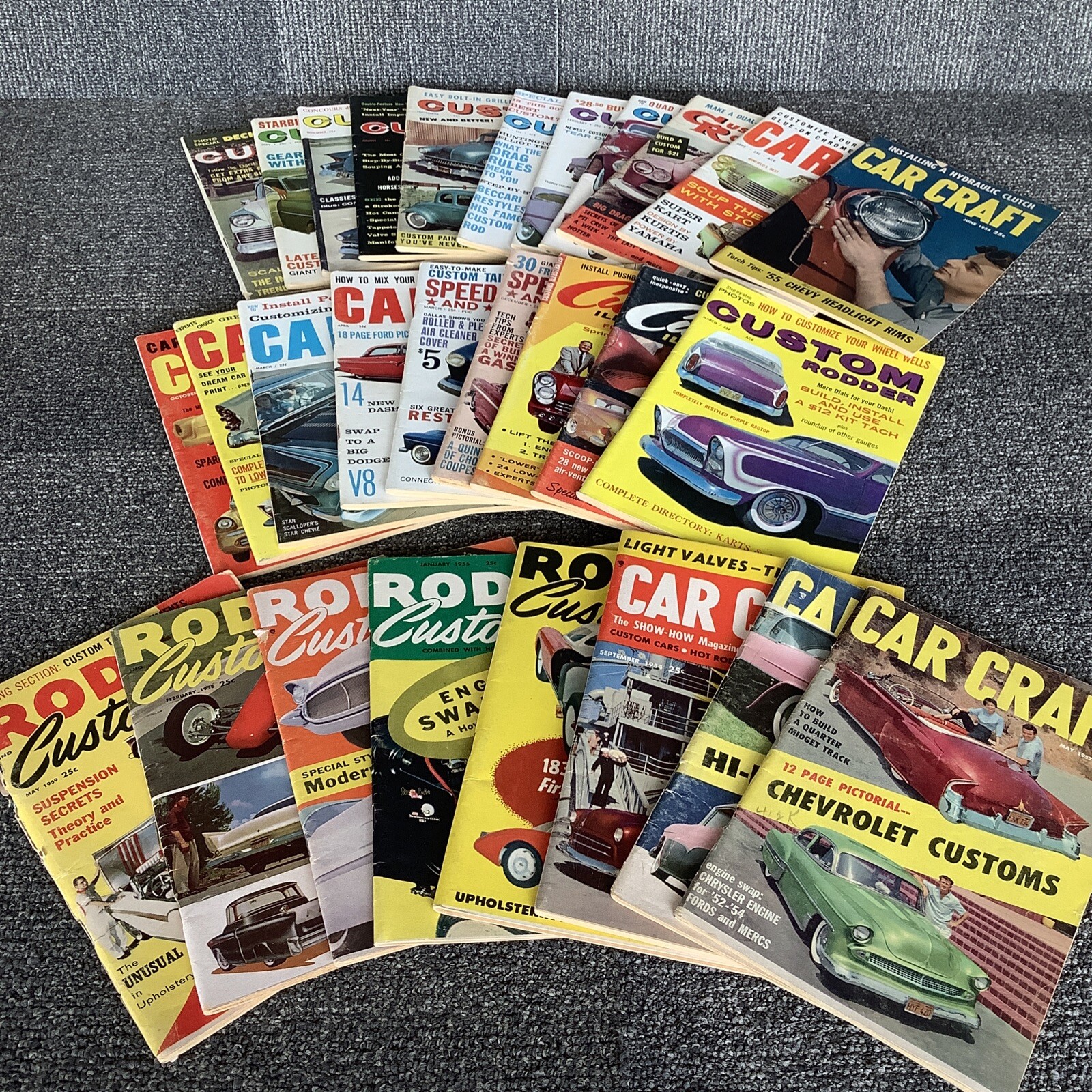 28 CUSTOM RODDER Car Speed and Style CAR CRAFT Rod Speed & Custom ...