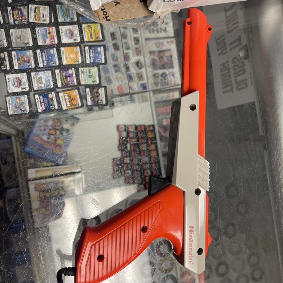 OEM Official Nintendo NES Zapper Gun Controller NES-005 Orange | eBay