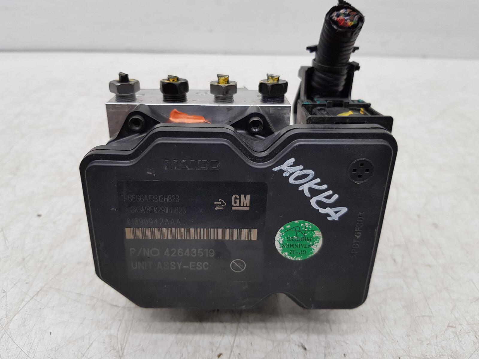 2018 VAUXHALL OPEL MOKKA X MK1 1.4 PETROL ABS PUMP CONTROL MODULE UNIT ...